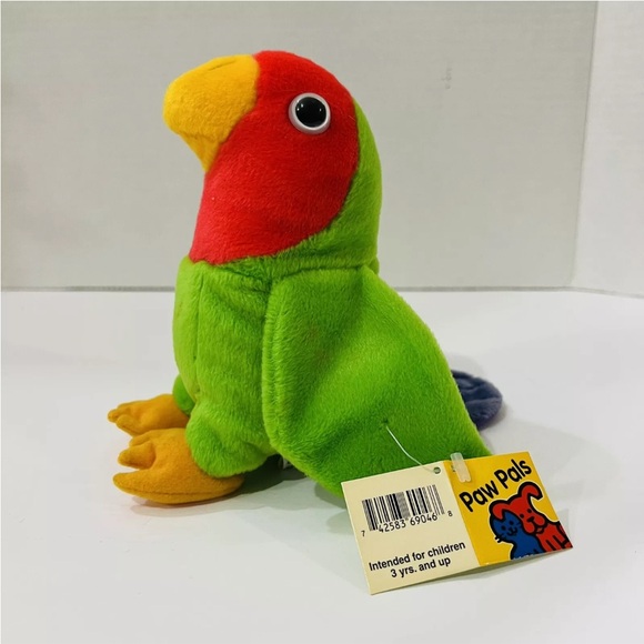 Toys | Rare Vintage Petco Paw Pals Lovey The Lovebird Plush Stuffed Animal 8 | Poshmark